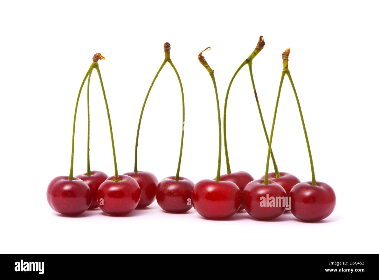 Cherry on white background hi-res stock photography and images - Alamy