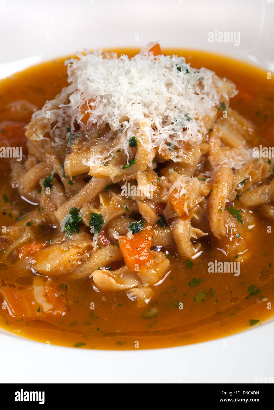 Tripe Dish with parmesan cheese Stock Photo - Alamy