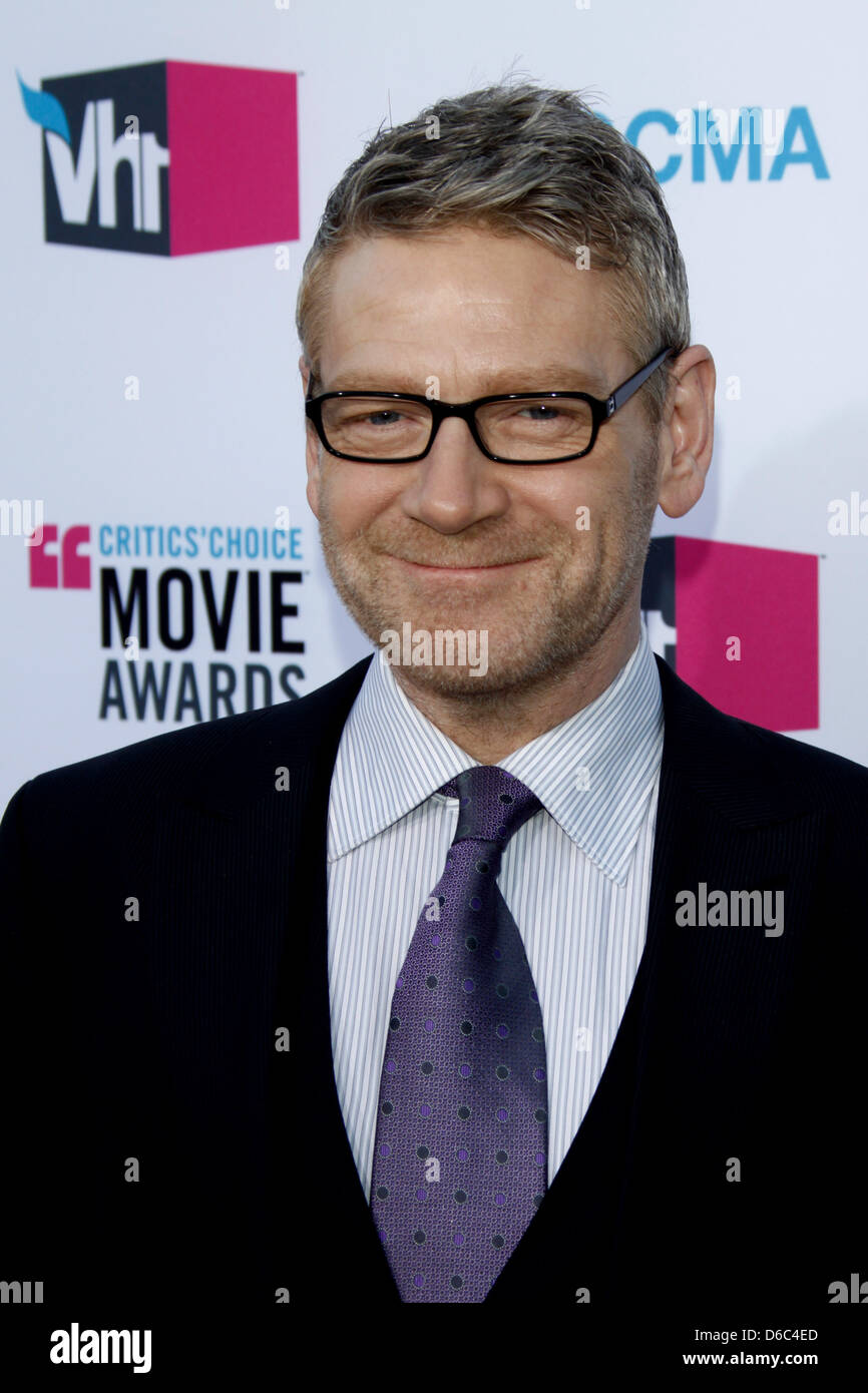 Actor Kenneth Branagh arrives at the 17th Annual Critics' Choice Movie ...