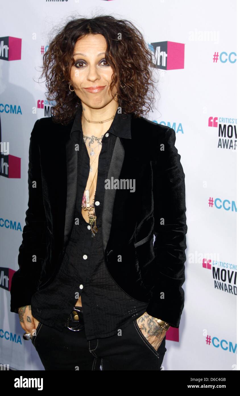 Producer Linda Perry arrives at the 17th Annual Critics' Choice Movie ...
