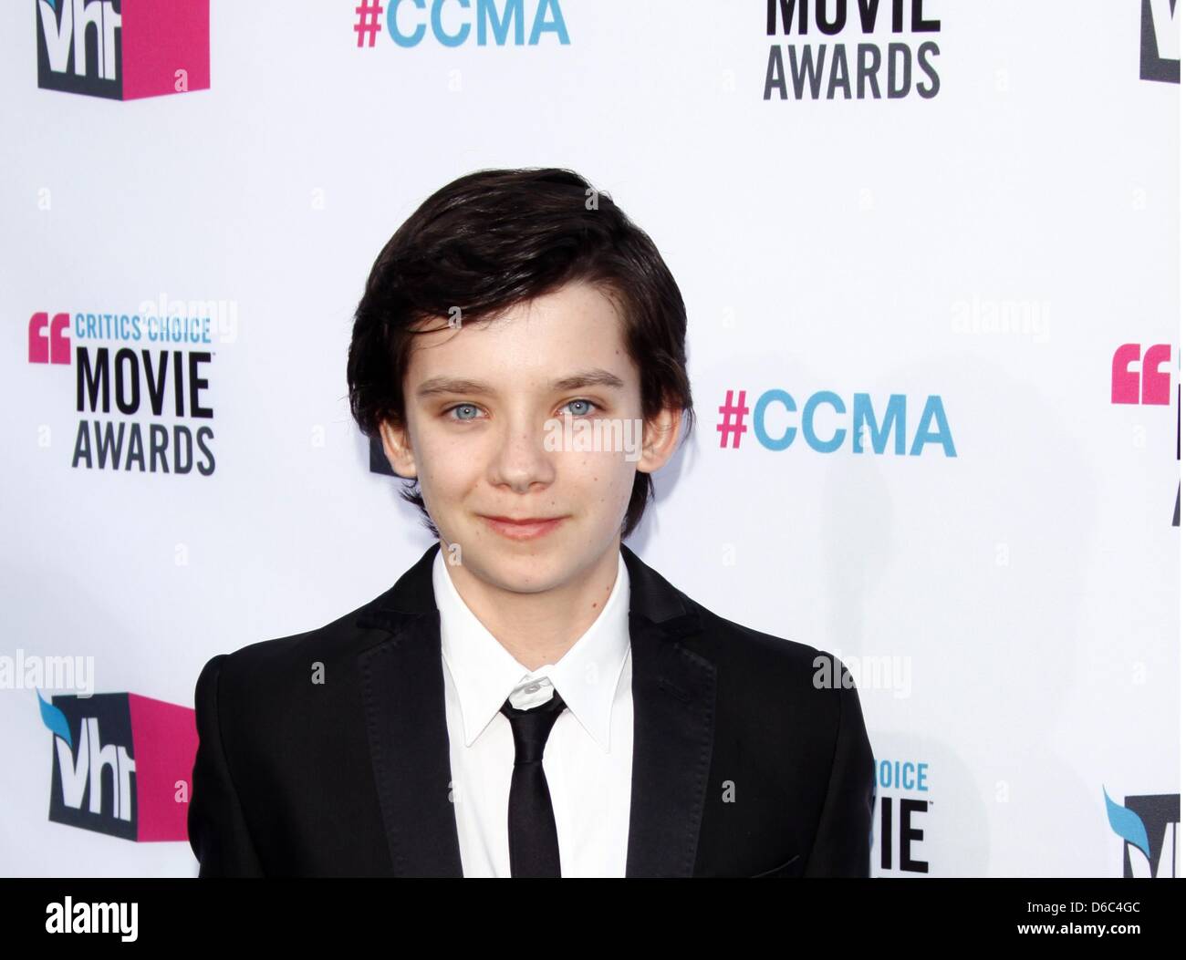 Actor Asa Butterfield arrives at the 17th Annual Critics' Choice Movie ...