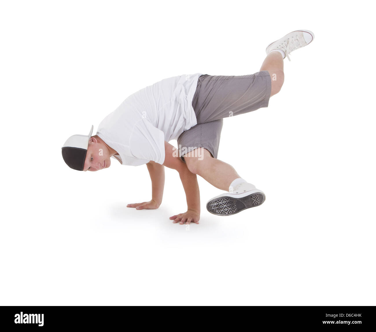Teenager dancing breakdance in action Stock Photo - Alamy