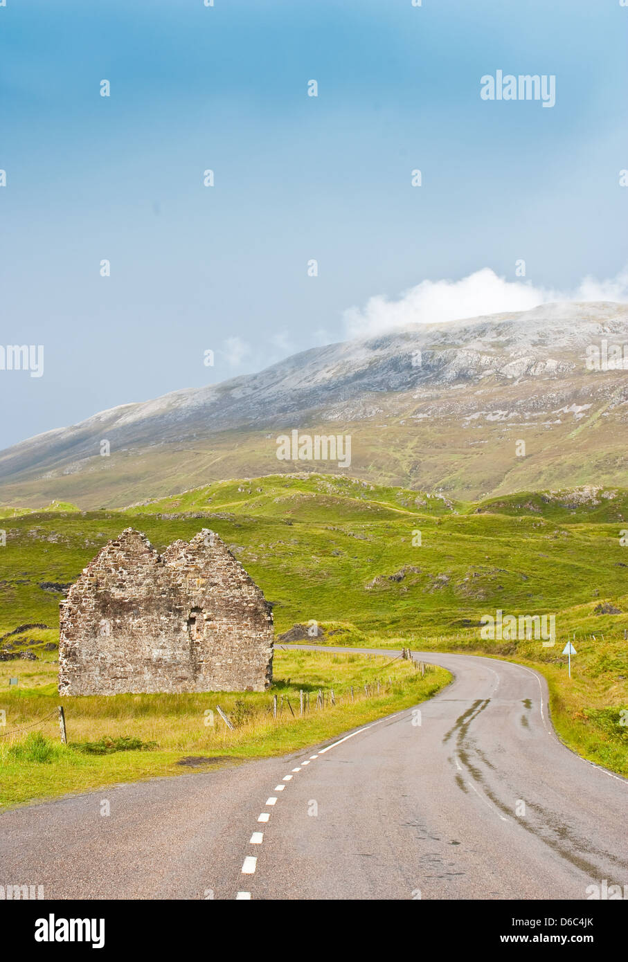 Along this road Stock Photo - Alamy