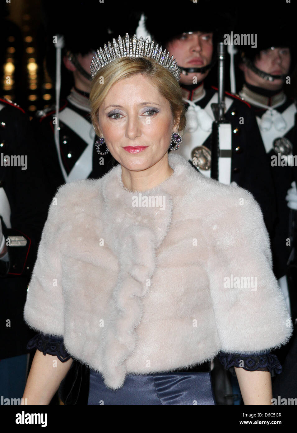 Crown Princess Marie-Chantal of Greece attends attends the gala ...
