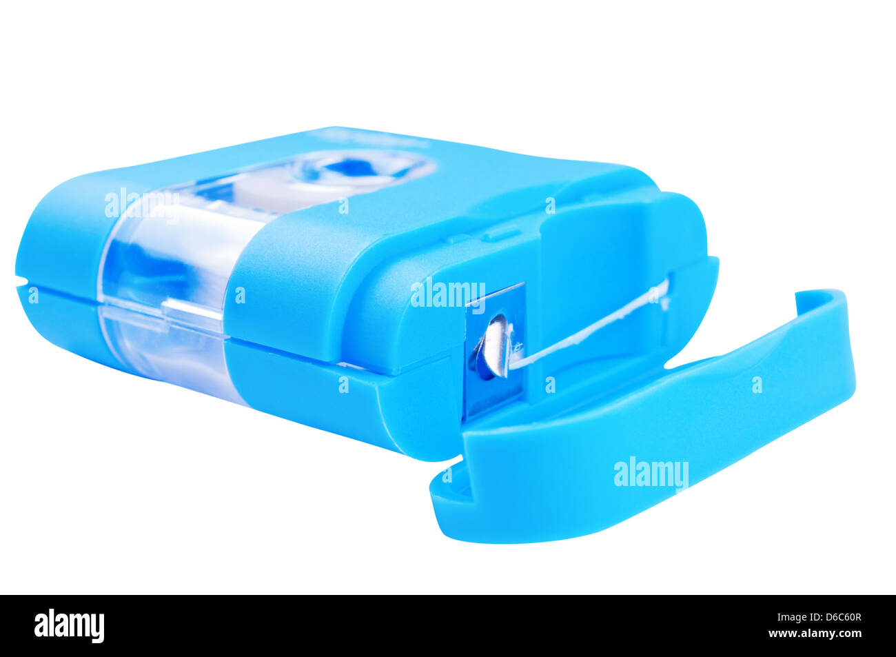 Dental floss on a white background Stock Photo - Alamy