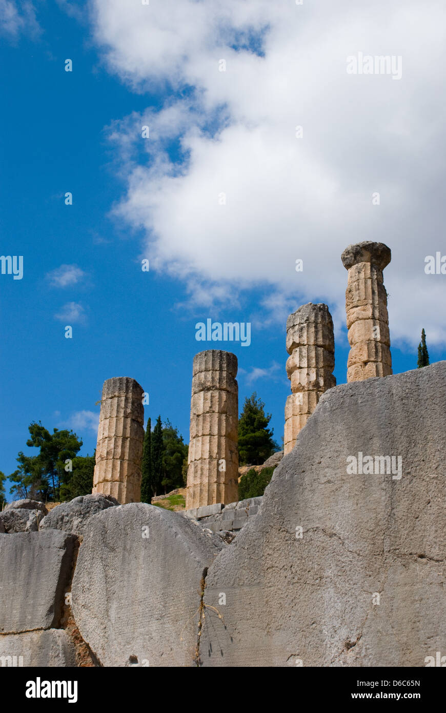 Doric temple of pythian apollo hi-res stock photography and images - Alamy