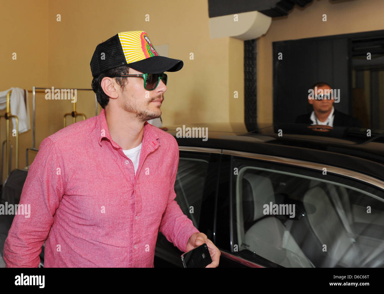 James Franco arrives for the photocall of the movie "Spring Breakers ...