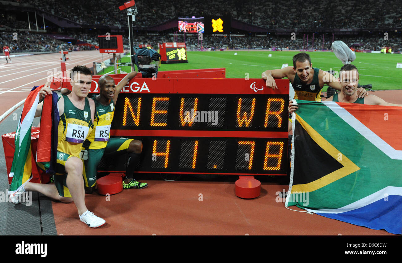 Olympic relay team south africa hi-res stock photography and images - Alamy