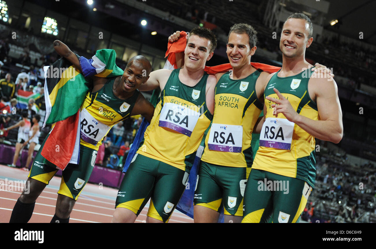 Olympic relay team south africa hi-res stock photography and images - Alamy