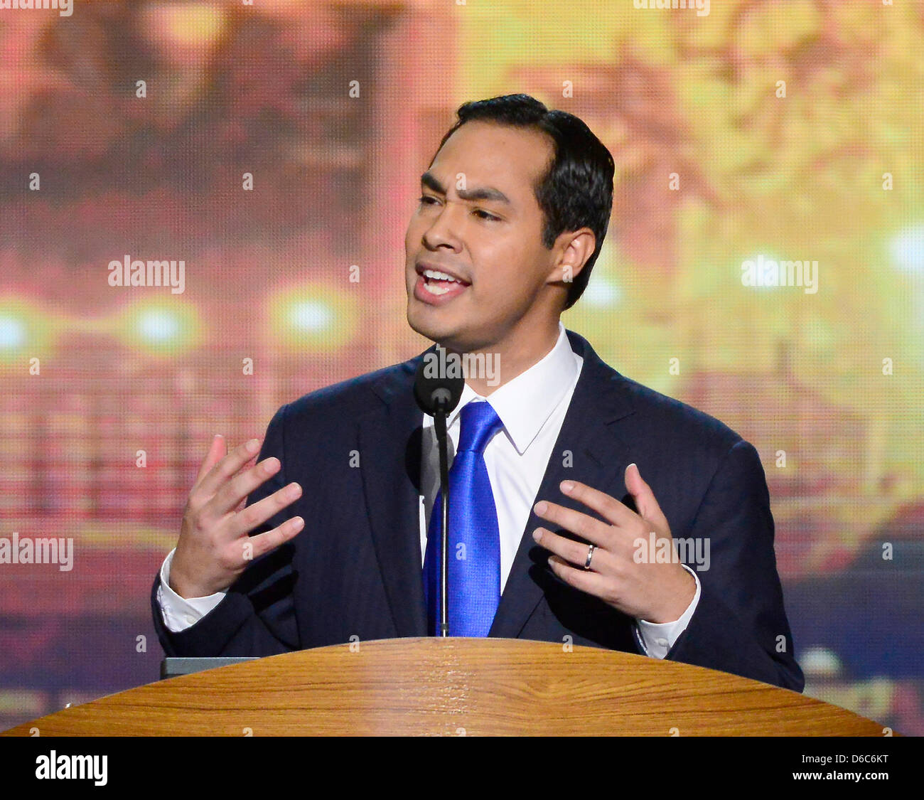 Mayor Julian Castro of San Antonio, Texas and candidate for the United ...