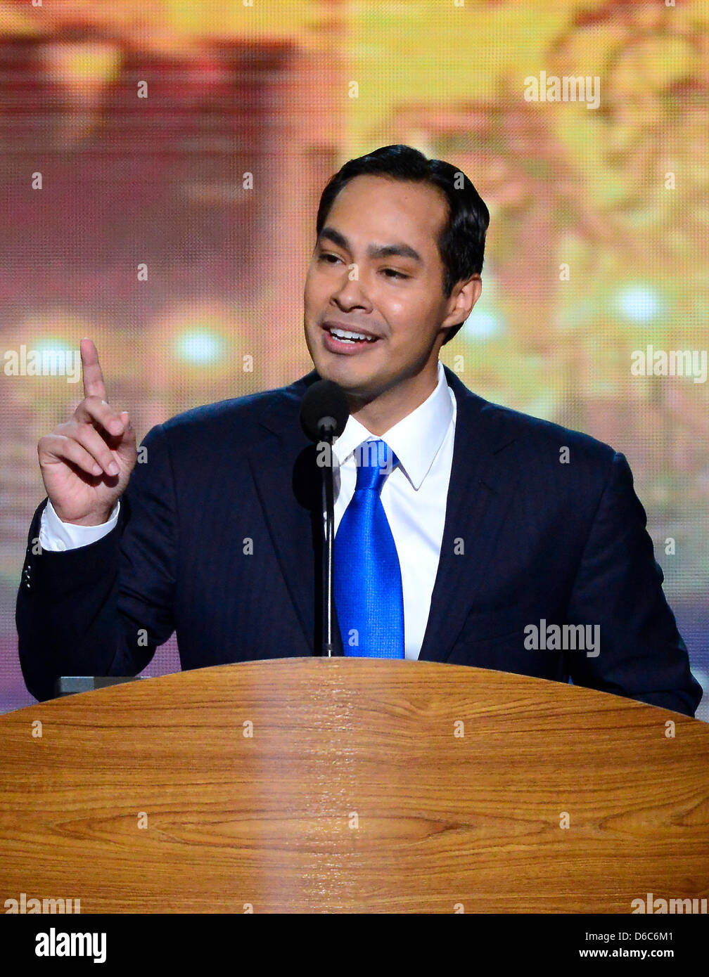 Mayor Julian Castro of San Antonio, Texas and candidate for the United ...