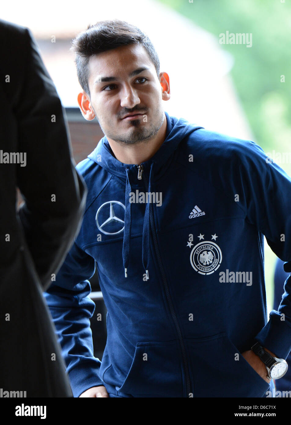 Player of the German national soccer team Ilkay Gundogan arrives for a ...