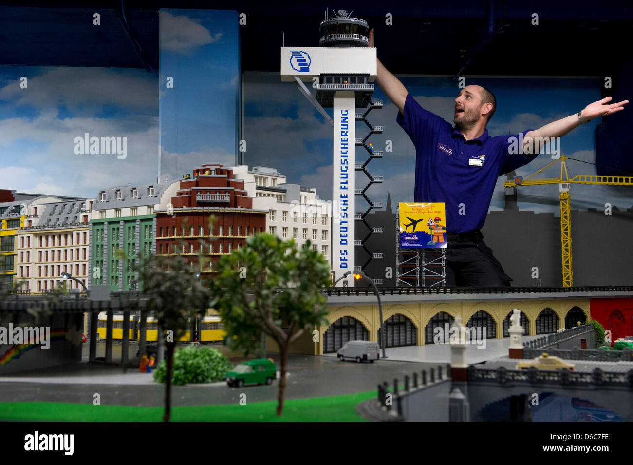 Chief architect of the Legoland Dicsovery Centre Berlin, Pascal Lenhard ...