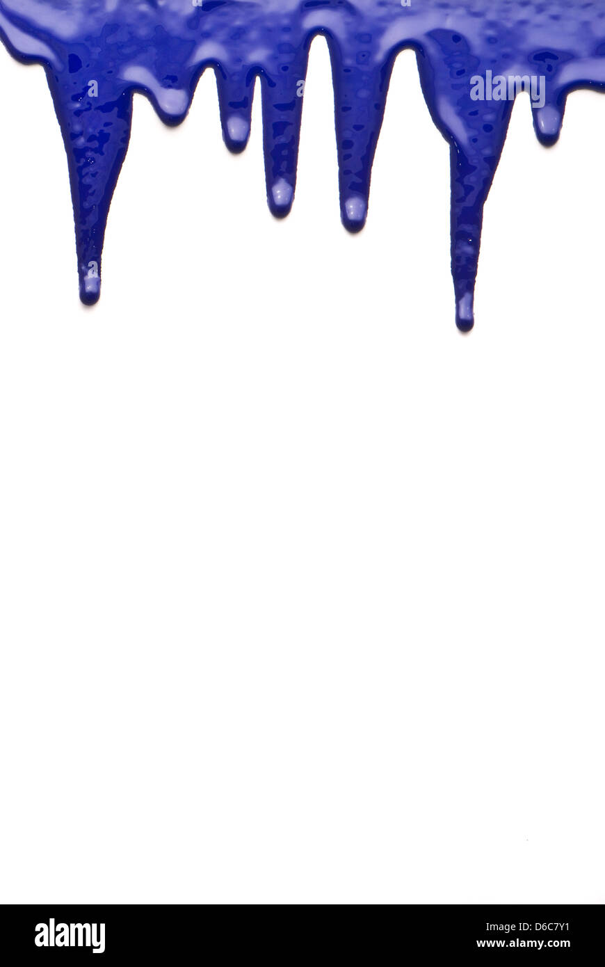 Wet blue paint hi-res stock photography and images - Alamy