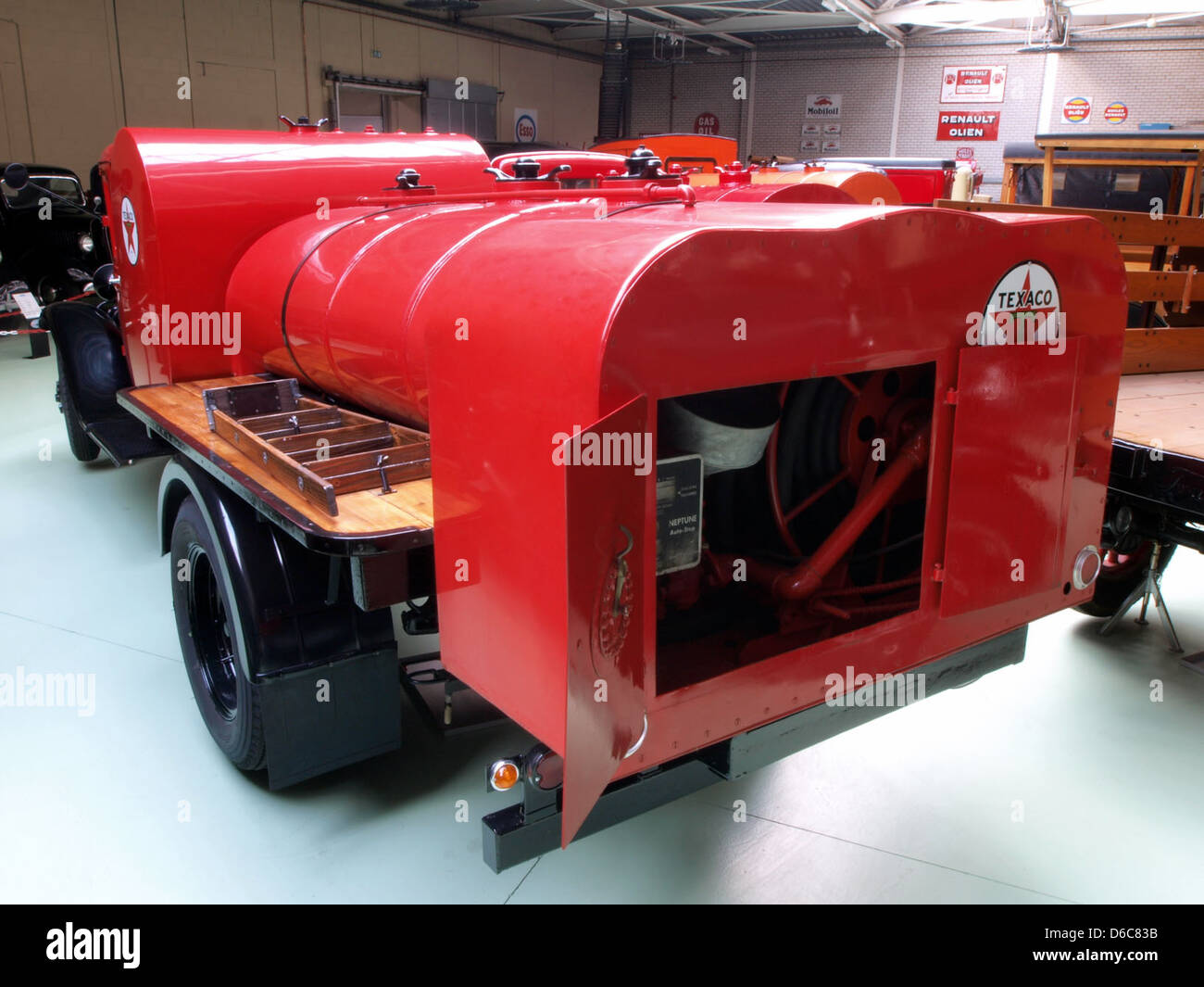 The 1933 Ford BB18 Texaco Tanker is a vintage fuel tanker truck used by ...