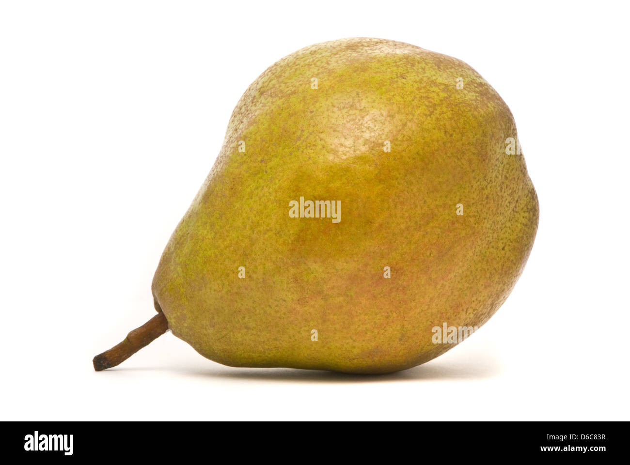 Single pear isolated on white background Stock Photo - Alamy
