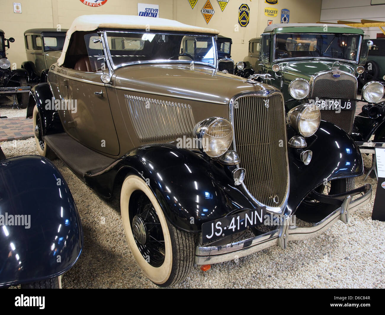 The 1933 Ford V8 710 Roadster is a classic American car featuring a V8 engine, known for its ...