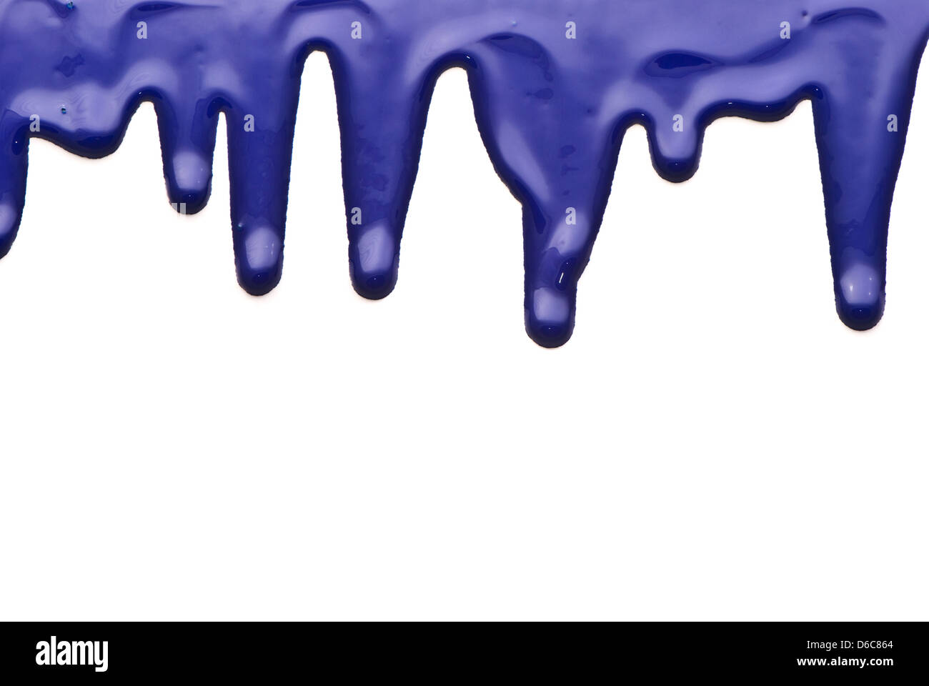 Wet blue paint hi-res stock photography and images - Alamy