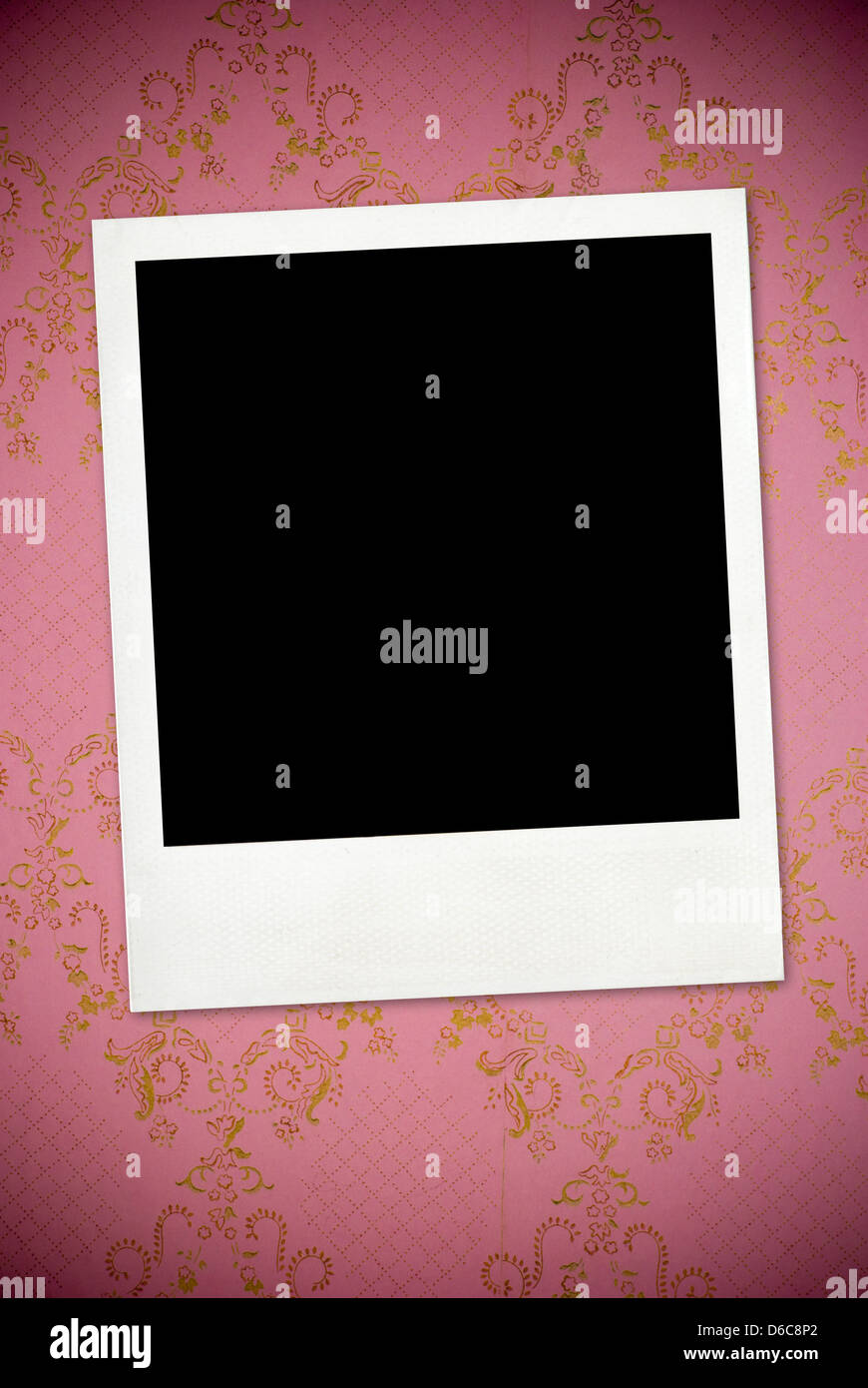 vintage photo card on grunge background Stock Photo - Alamy