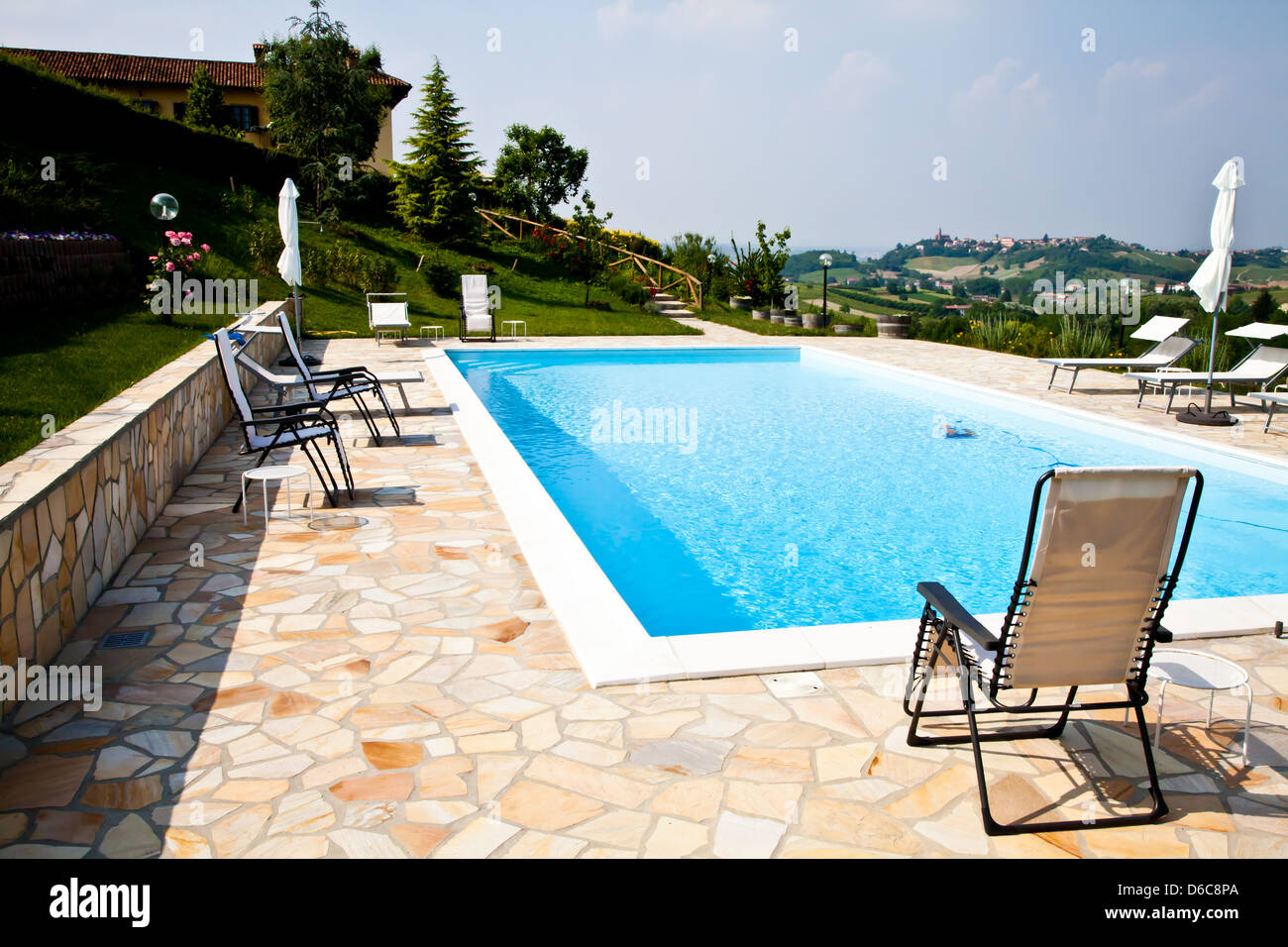 Hotel swimming pool Stock Photo - Alamy