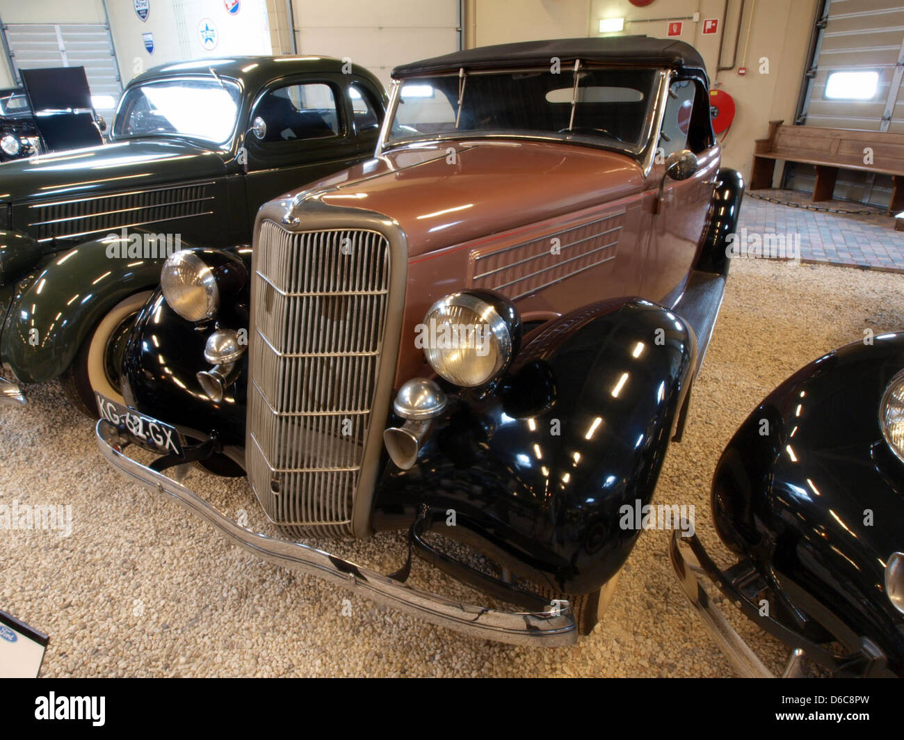 The 1935 Ford 710 Roadster is a classic American vehicle featuring a ...