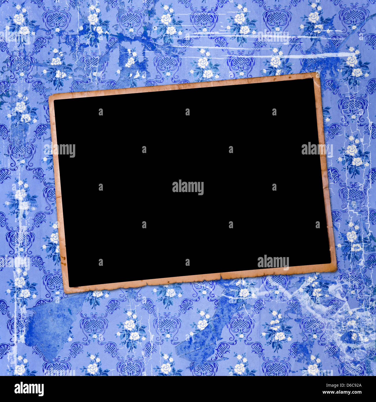 vintage photo card on grunge background Stock Photo - Alamy