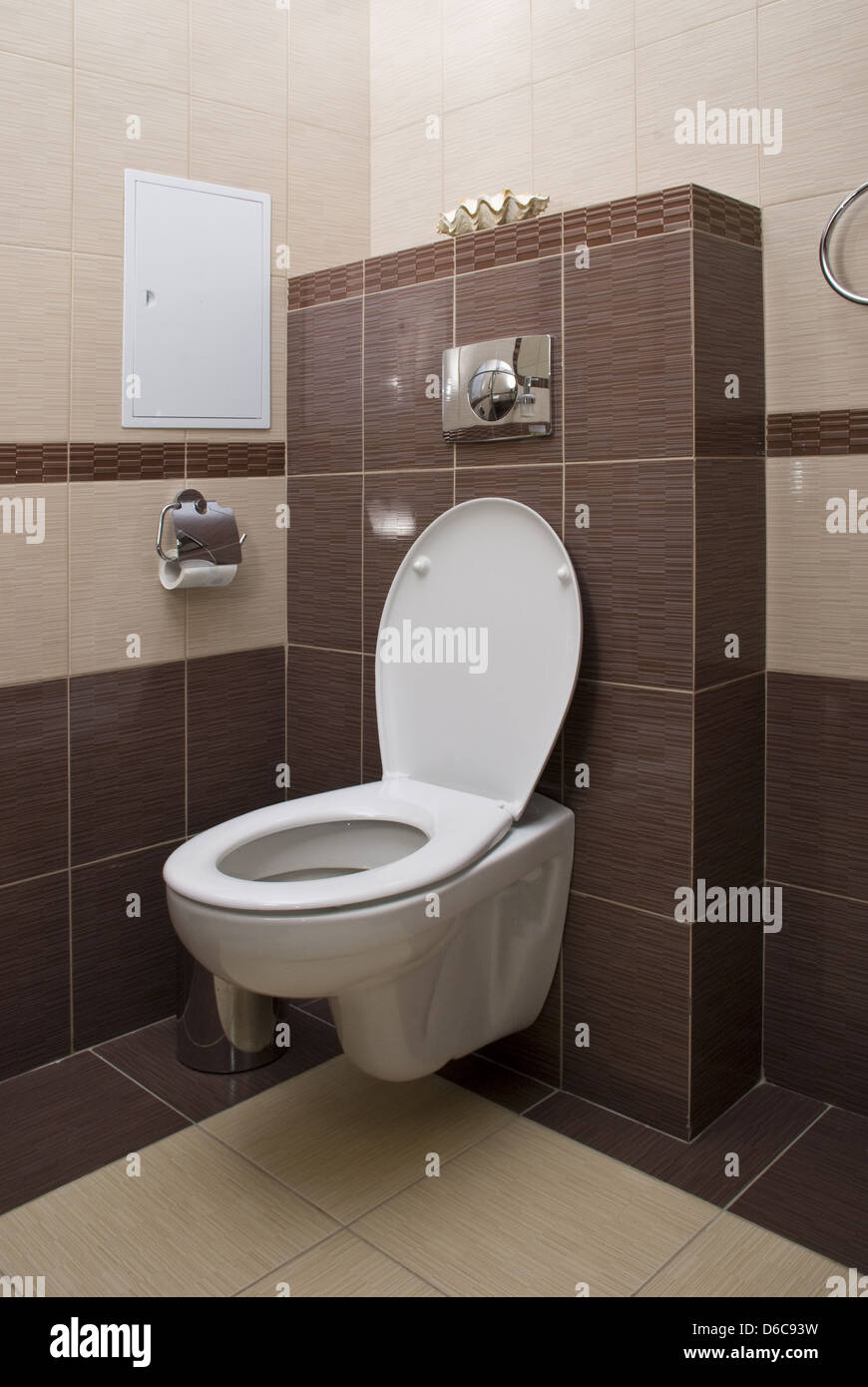 Toilet in home Stock Photo - Alamy