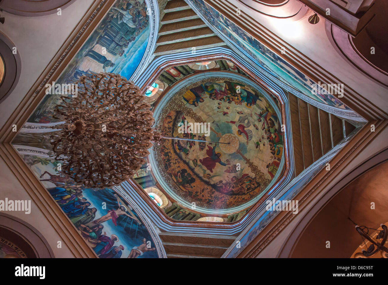 Holy Trinity Cathedral (Kiddist Selassie), Ceiling, Addis Ababa ...