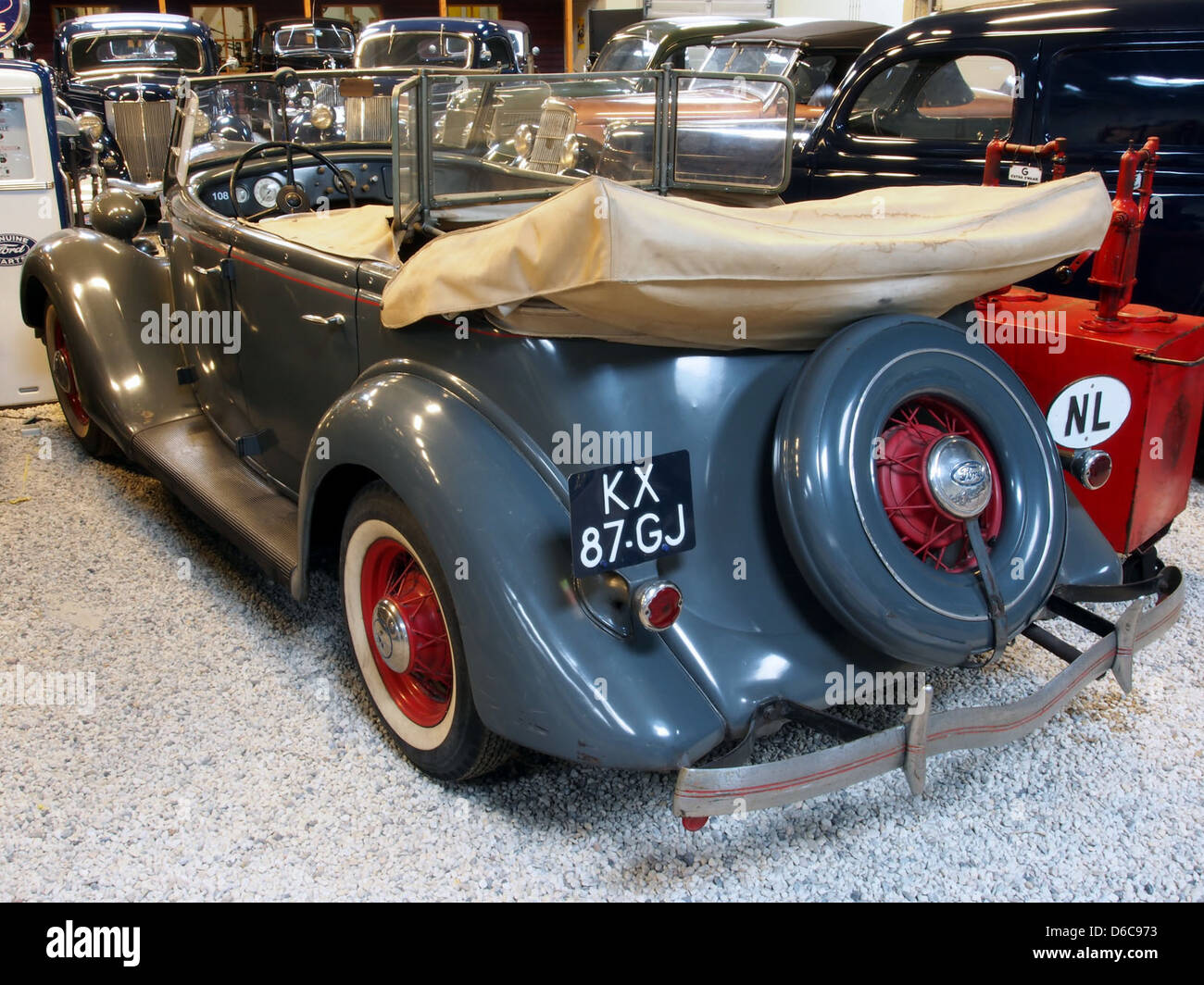 The 1935 Ford 750 Phaeton is a classic American automobile featuring a ...
