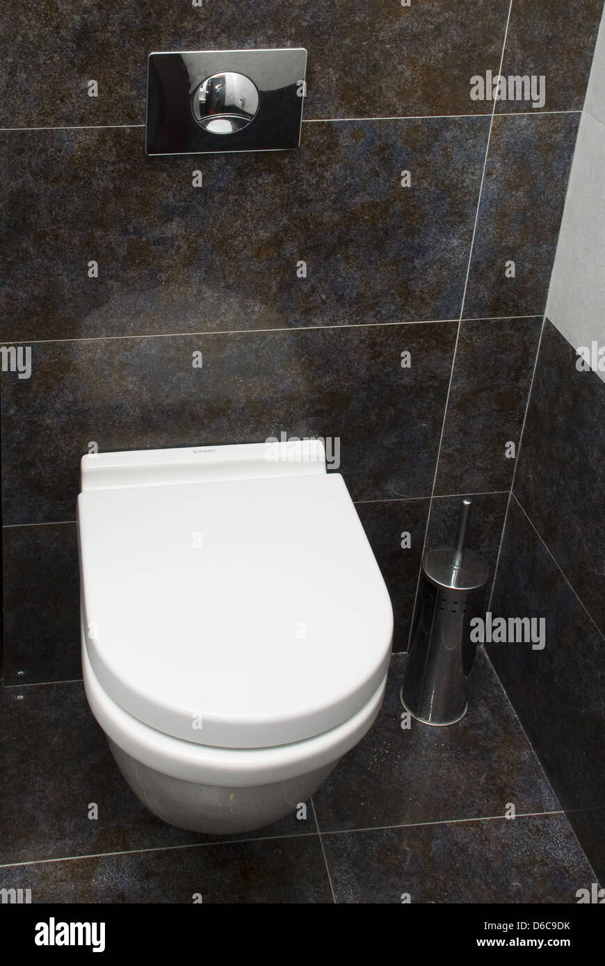 Toilet in home Stock Photo - Alamy