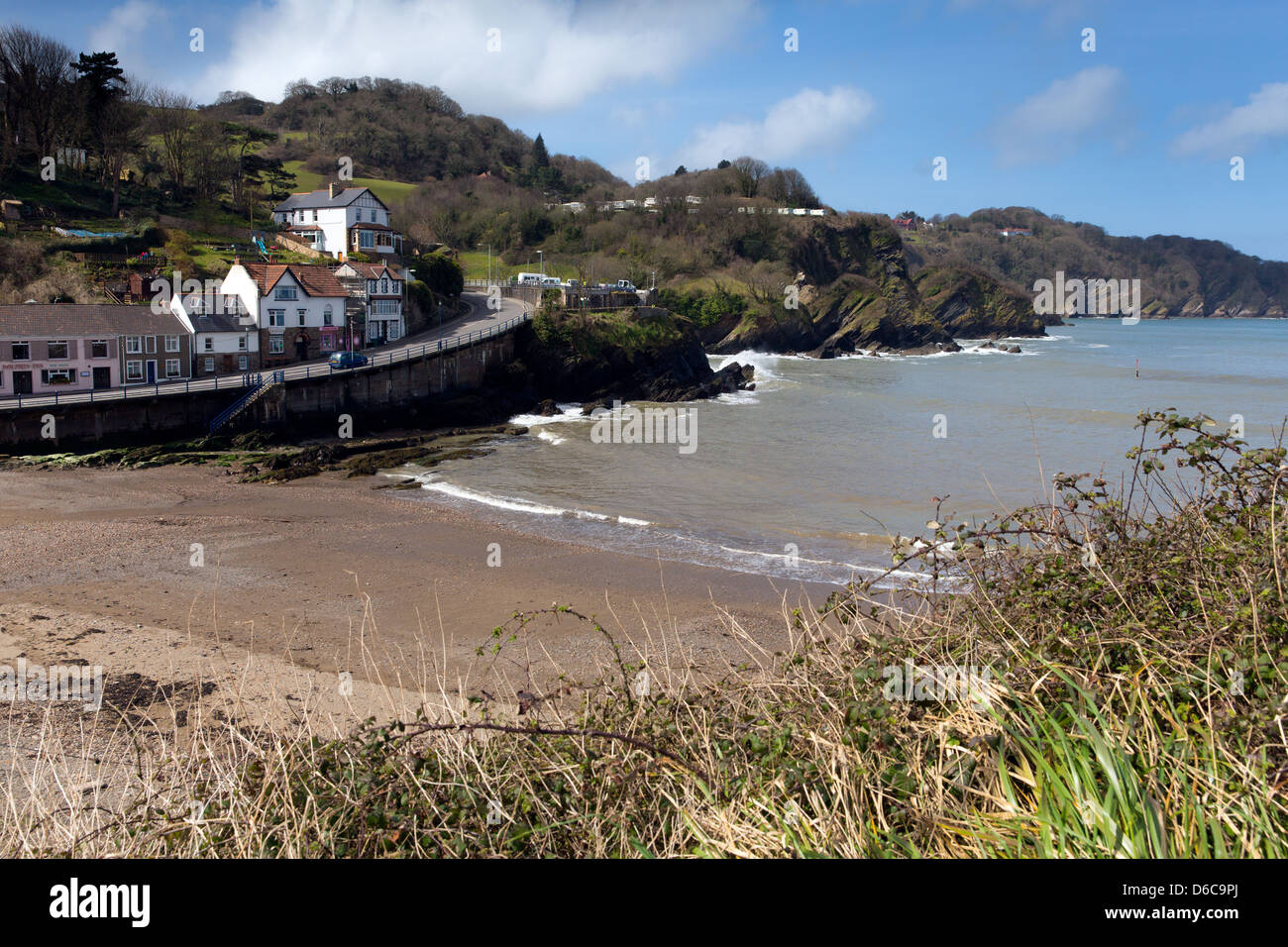 Combe Martin North Devon England near Ilfracombe on edge of Exmoor ...