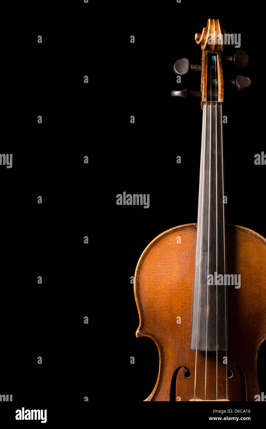 Violin close up Stock Photo - Alamy