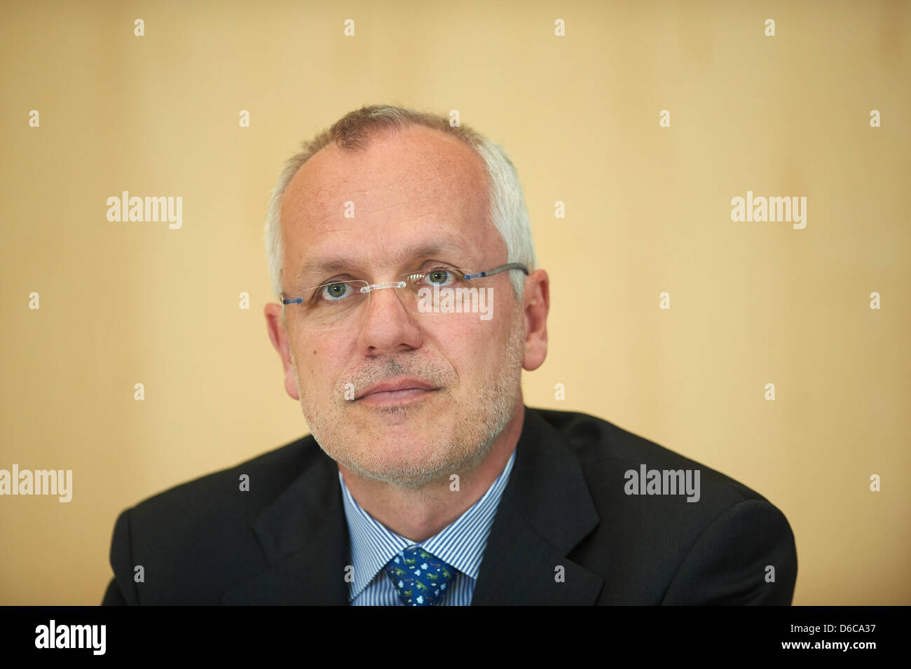 Martin Reintjes, sales manager of Dr. Oetker Ltd., sits during a press ...