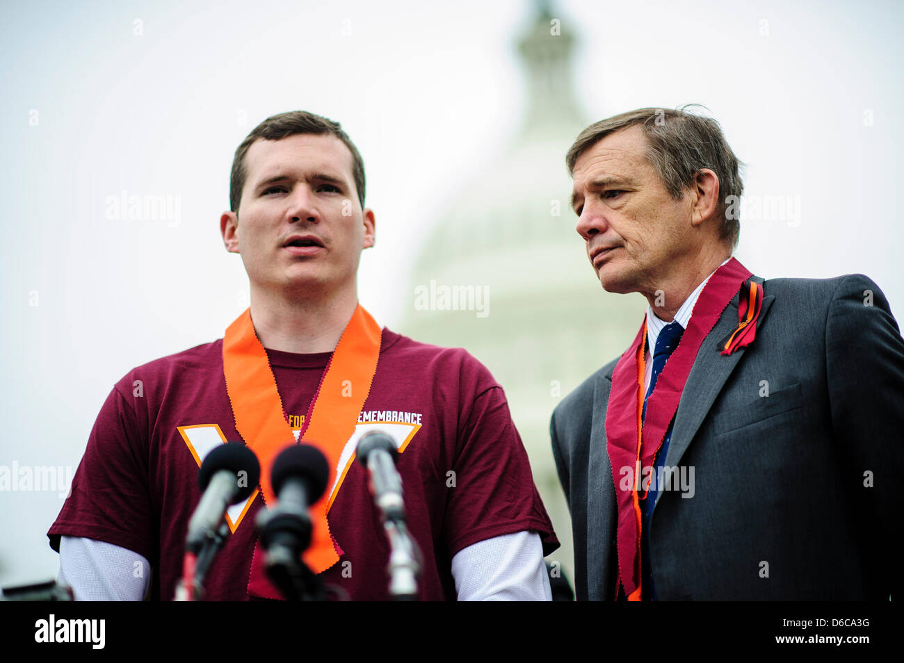 Washington, D.C, U.S. April 16, 2013. ANDREW GODDARD stands with his ...