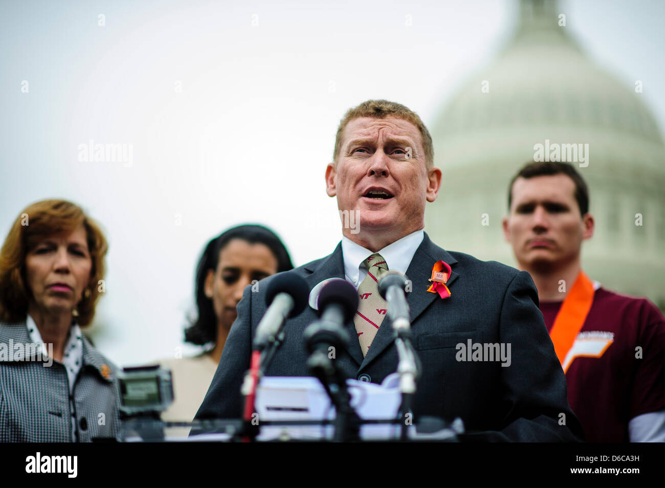 Washington, D.C, U.S. April 16, 2013. PETER READ, father of Mary Karen ...