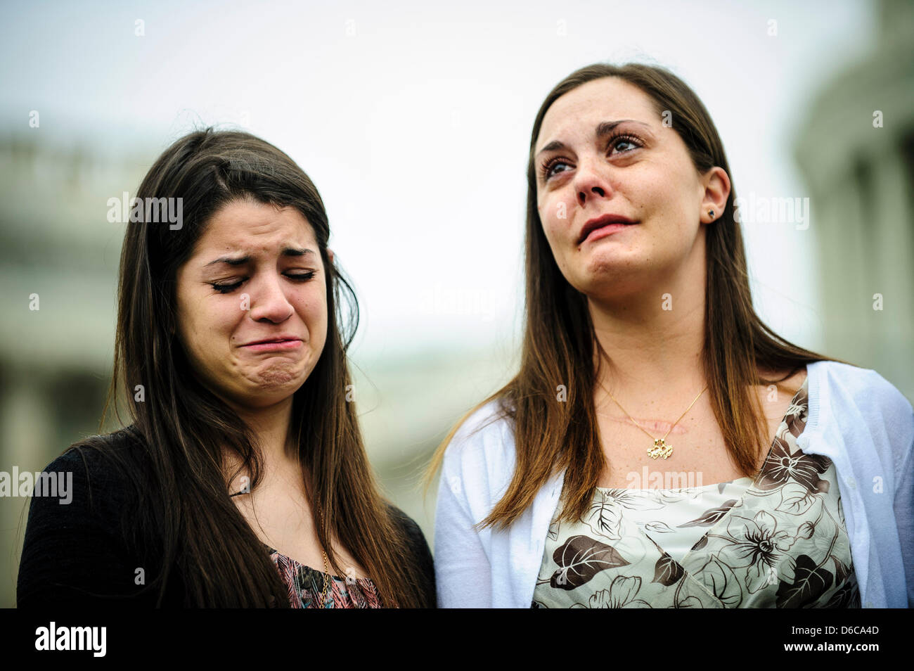 Washington, D.C, U.S. April 16, 2013. CARLEE SOTO (left) and ERICA ...