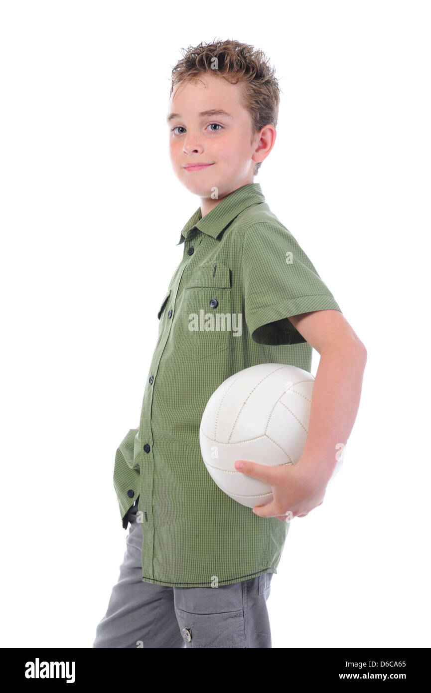 Portrait of a young football player Stock Photo - Alamy