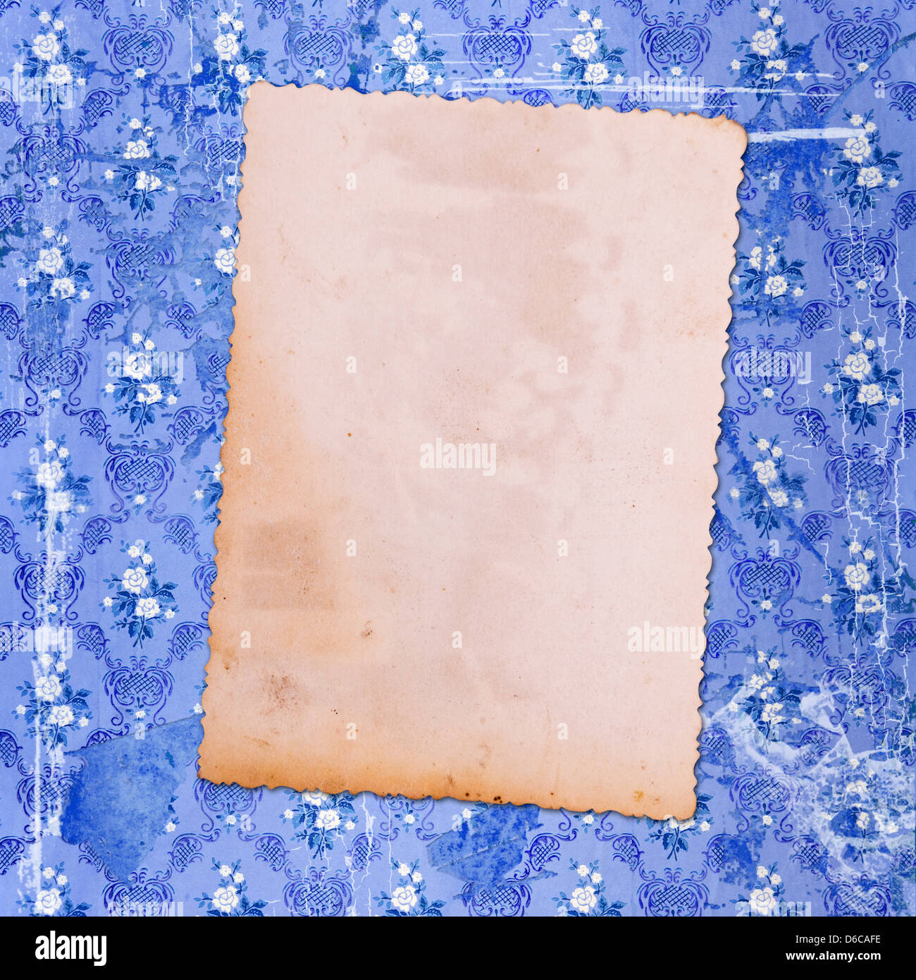 vintage photo card on grunge background Stock Photo - Alamy