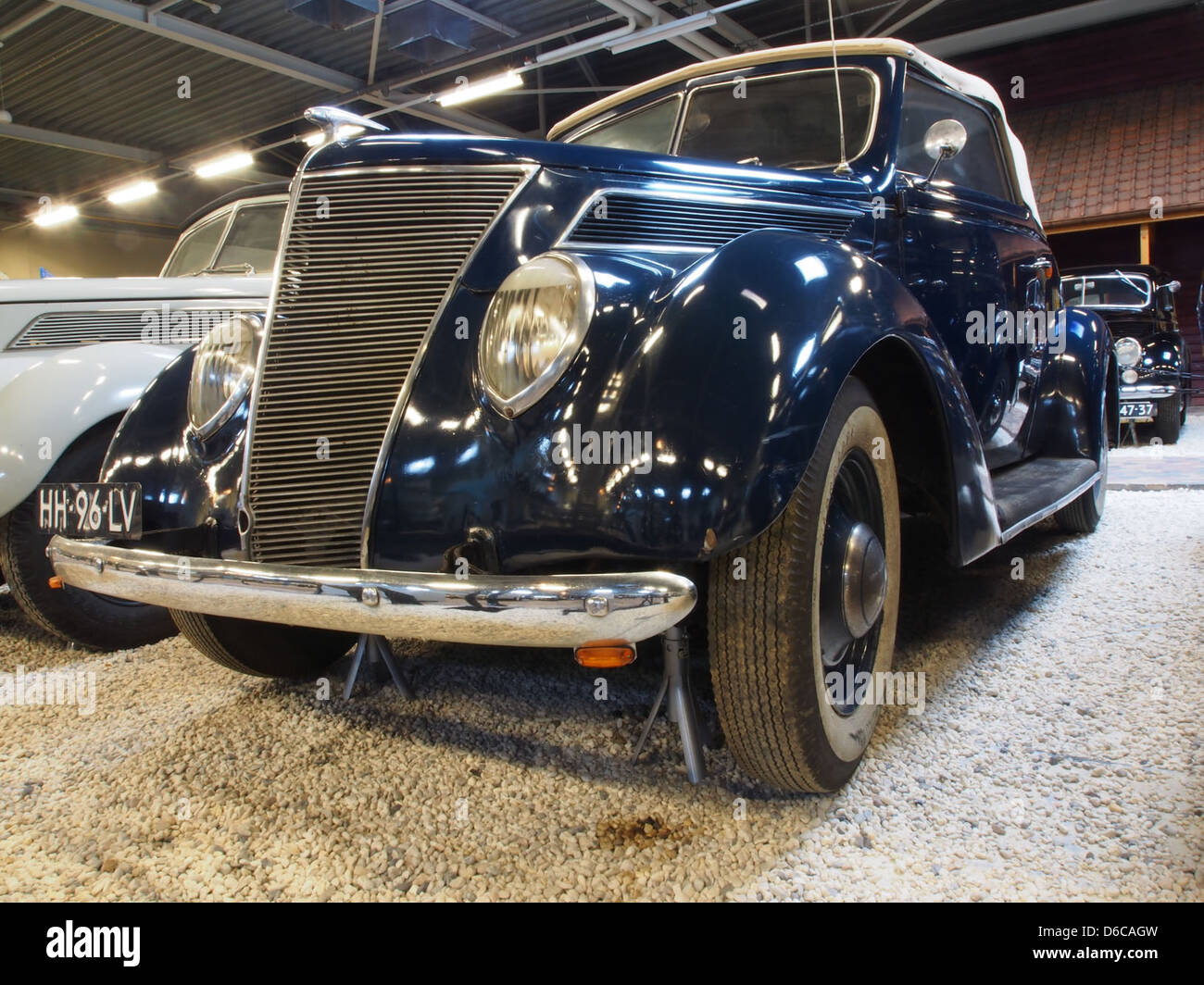 The 1937 Ford 760 A Cabriolet is a classic luxury car with a sleek ...