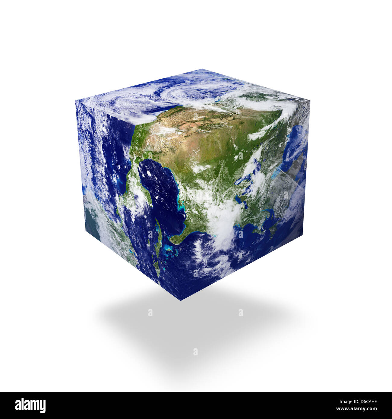 earth square globe Stock Photo - Alamy