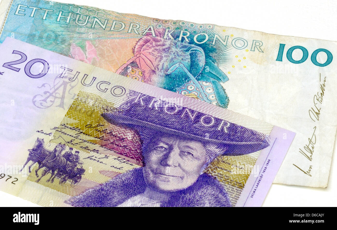 Swedish banknotes hi-res stock photography and images - Alamy