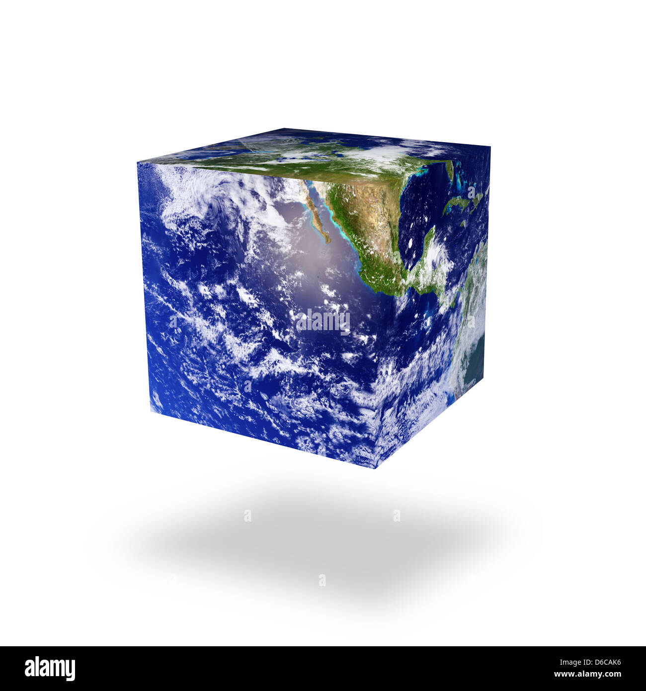 earth square globe Stock Photo - Alamy