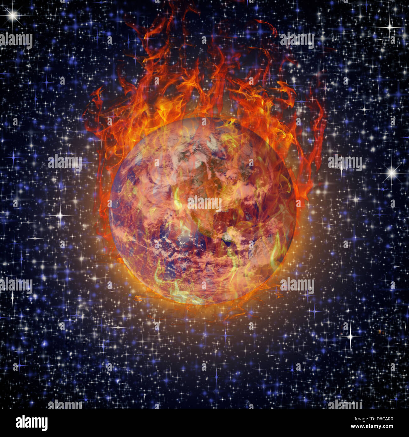 earth square globe Stock Photo - Alamy