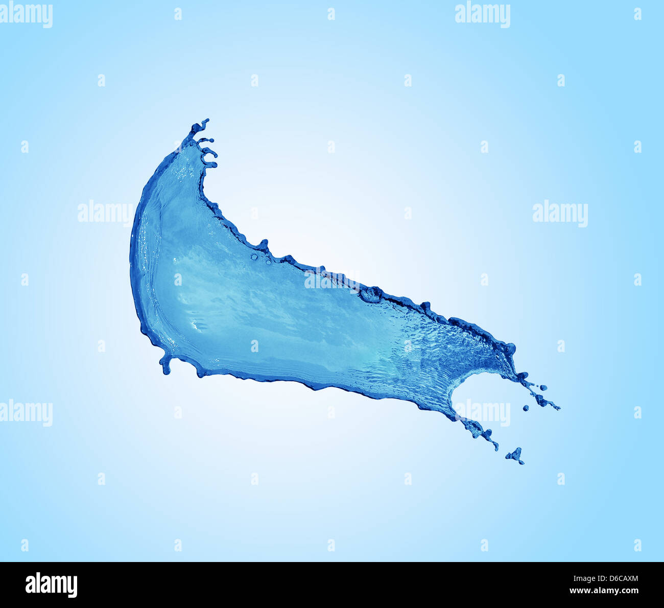 blue water splash Stock Photo - Alamy