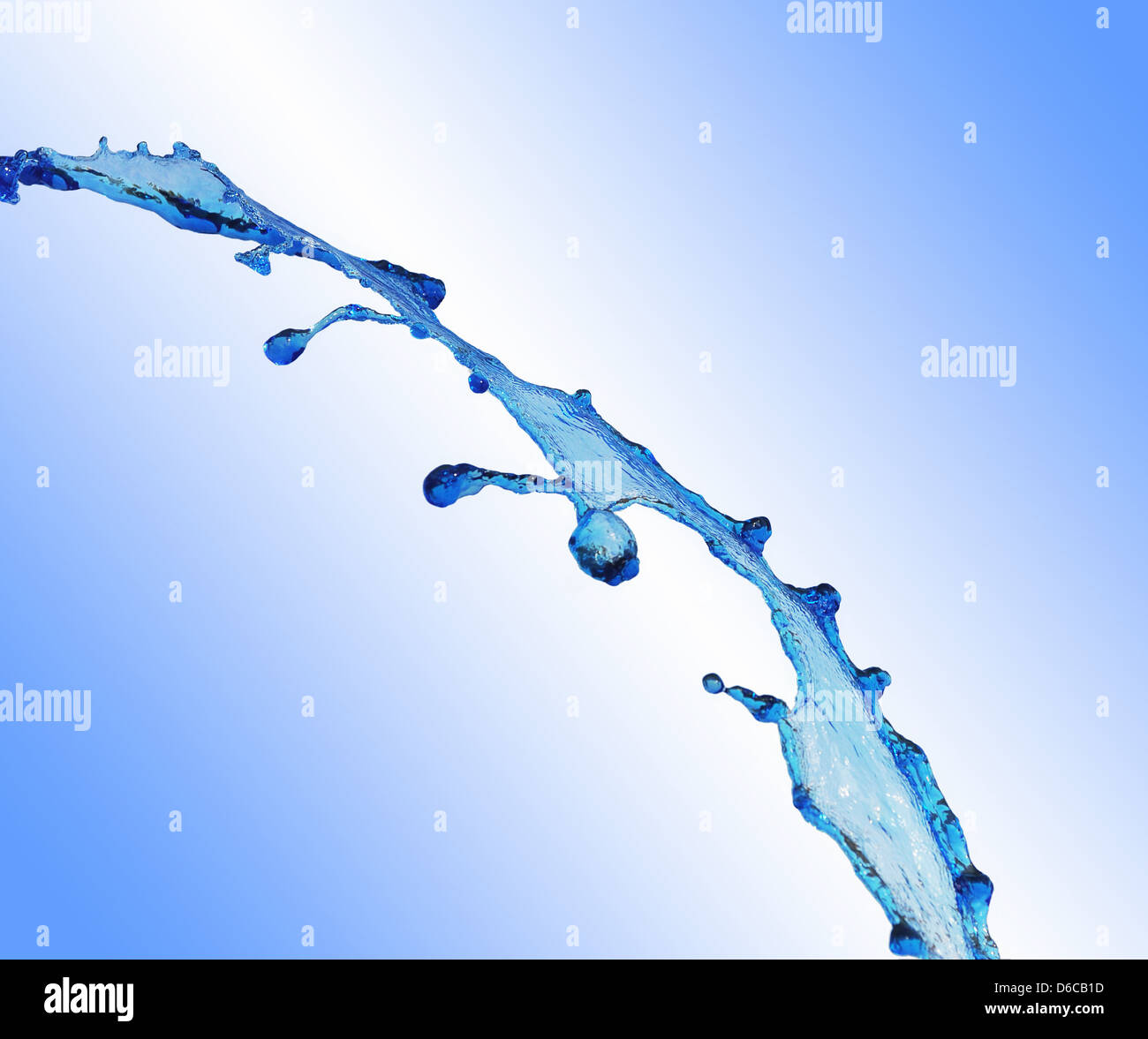 blue water splash Stock Photo - Alamy