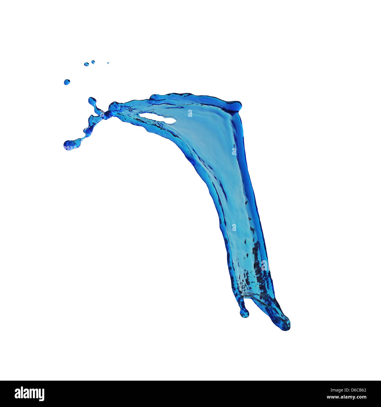 blue water splash Stock Photo - Alamy