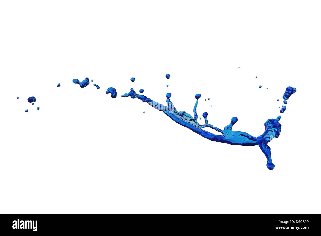blue water splash Stock Photo - Alamy