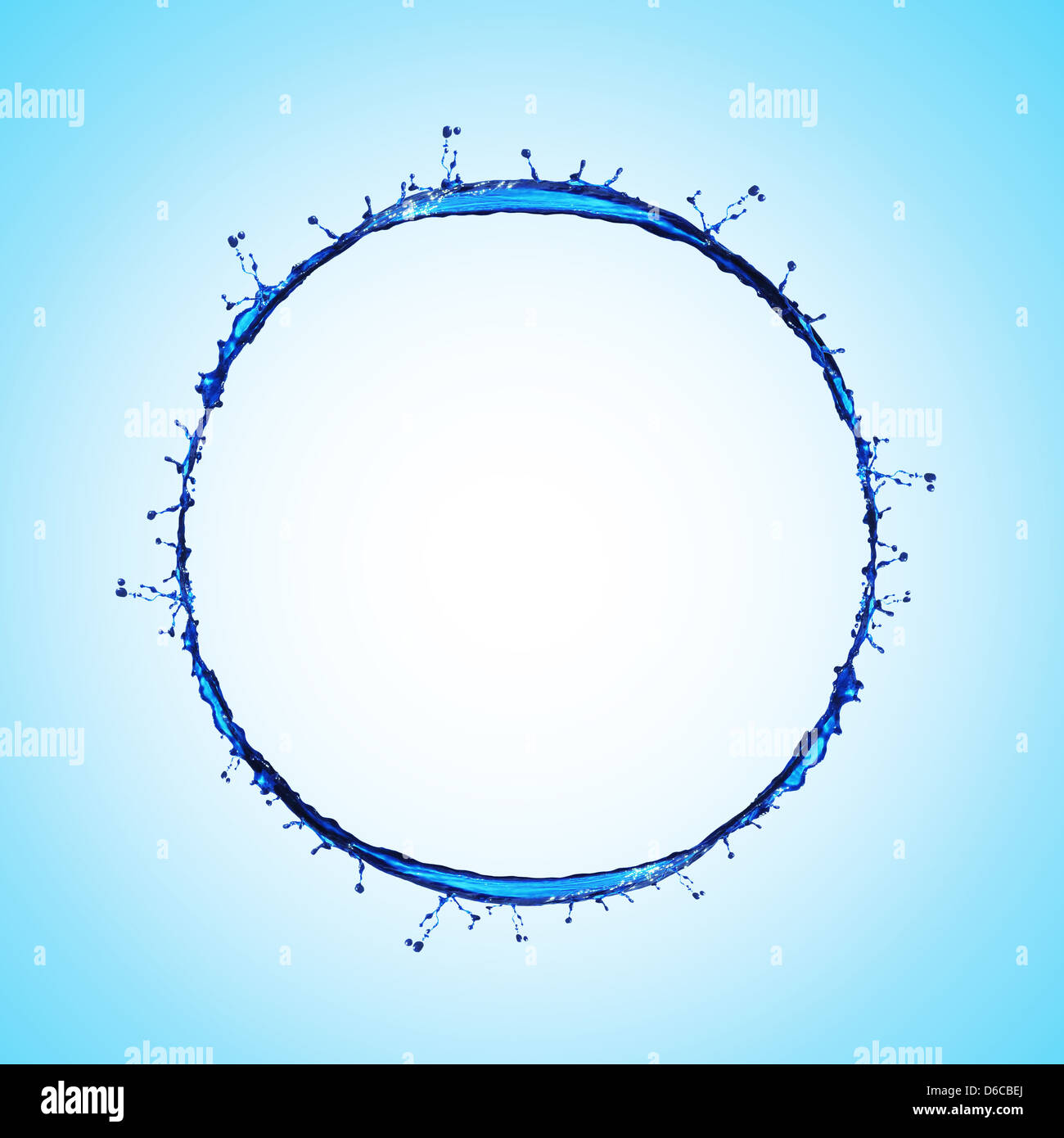 blue water splash Stock Photo - Alamy