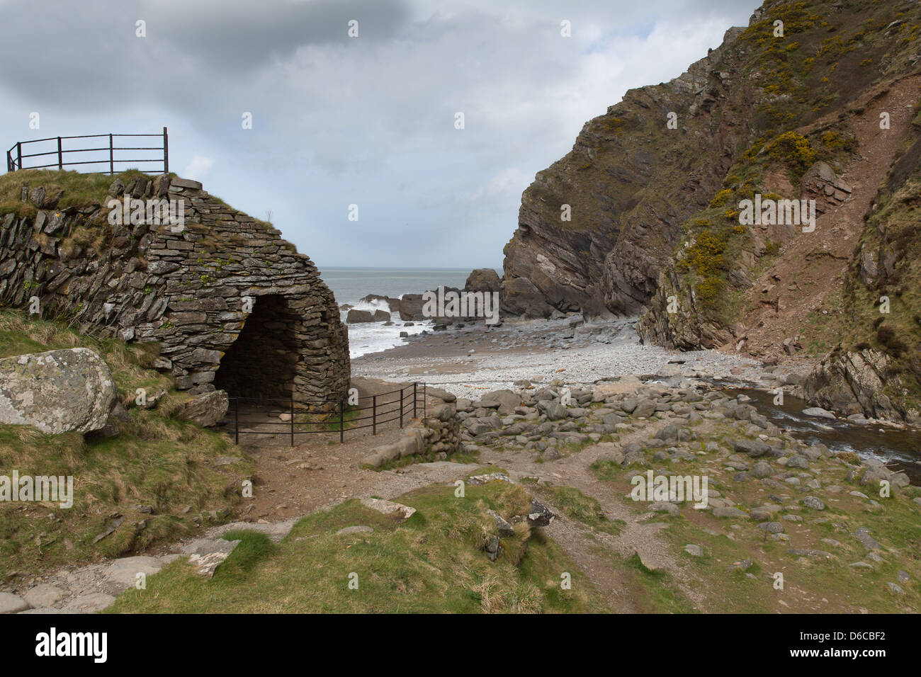 Heddon`s Mouth beach Exmoor National Park Devon Stock Photo - Alamy