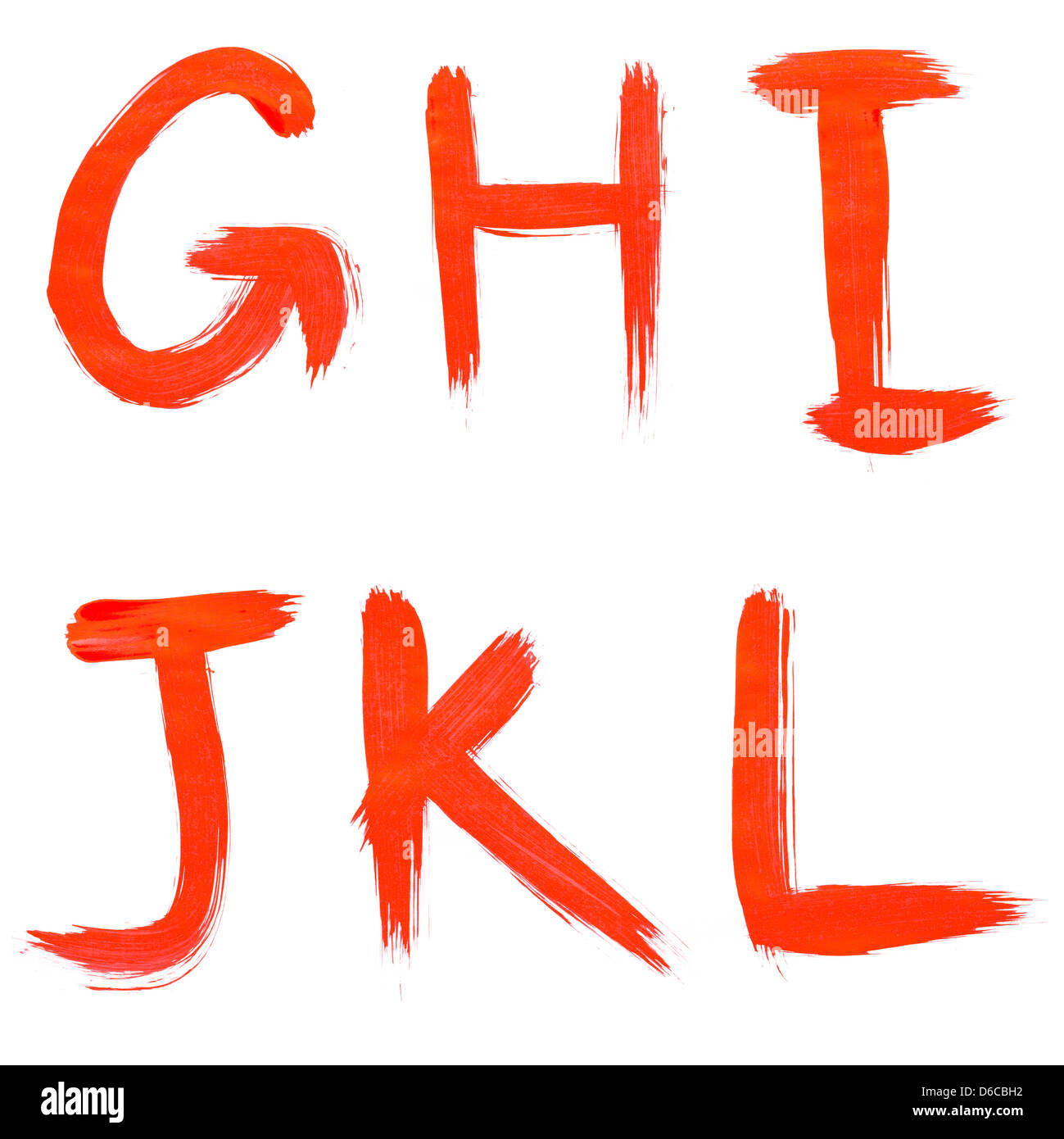 Alphabet painting hi-res stock photography and images - Alamy